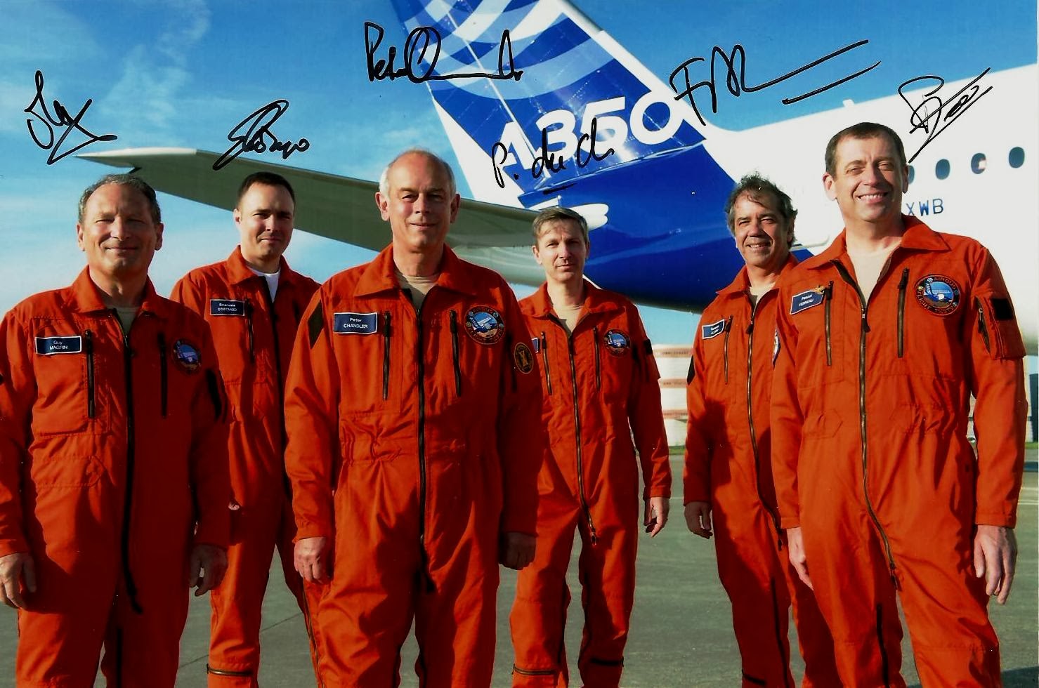 Test & Research Pilots, Flight Test Engineers: Multi-Signed photographs