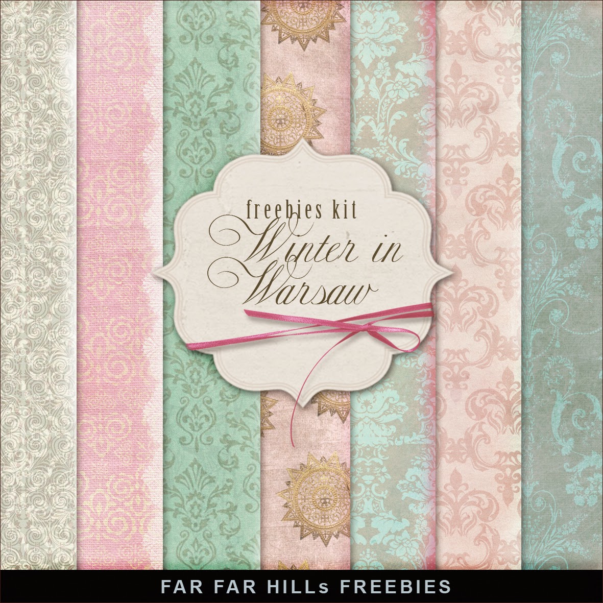 New Freebies Kit of Papers - Winter in Warsaw:Far Far Hill - Free ...