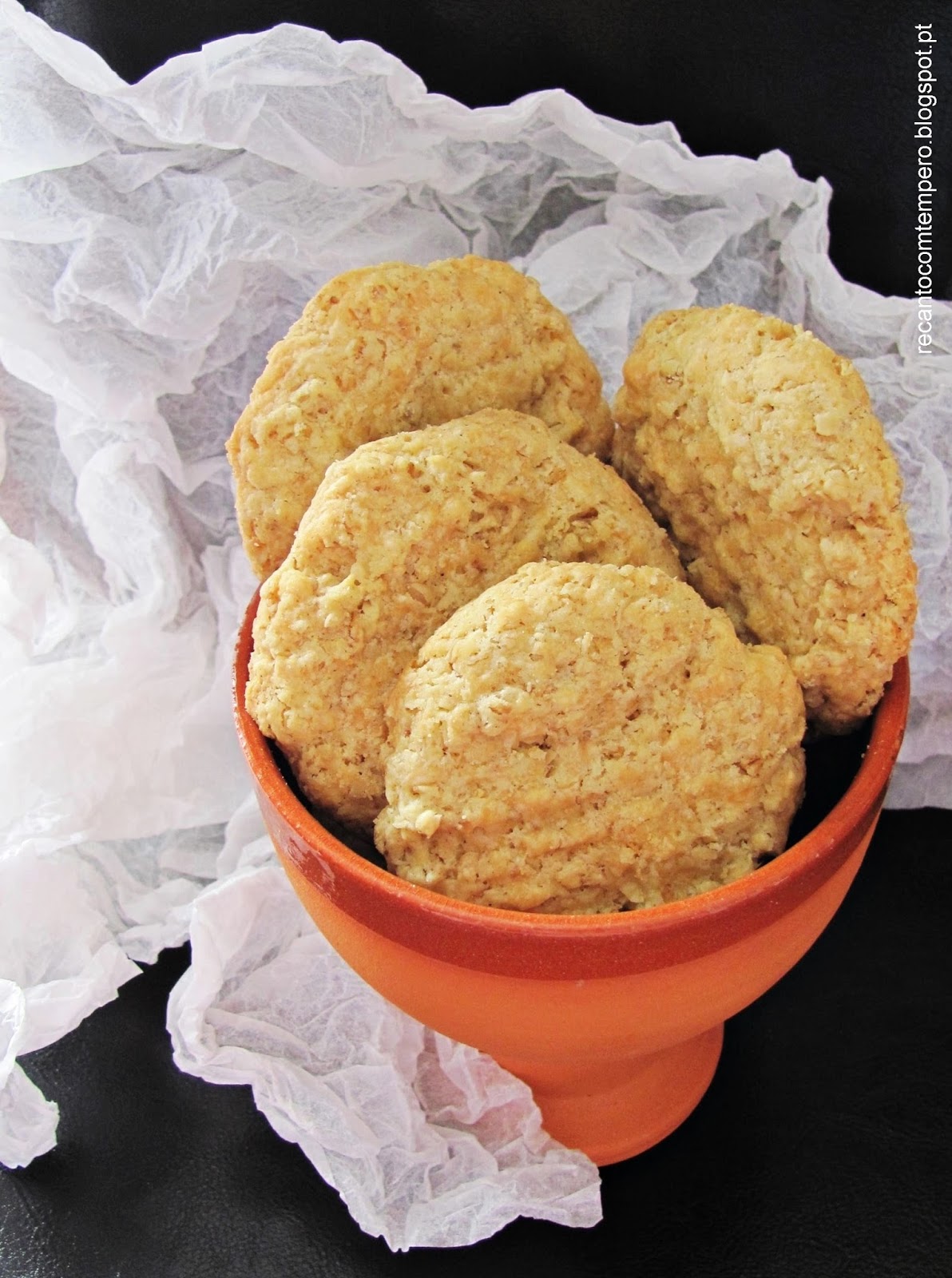 Biscoitos de aveia e queijo