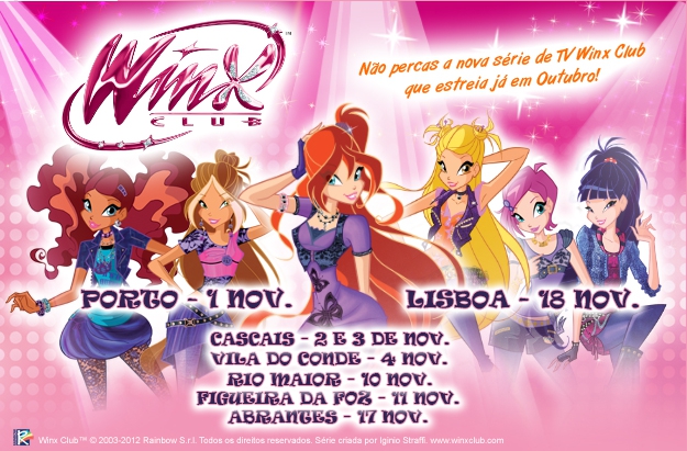 Nuevos conciertos Winx Club Rock Band en Portugal!! - Winx Club All