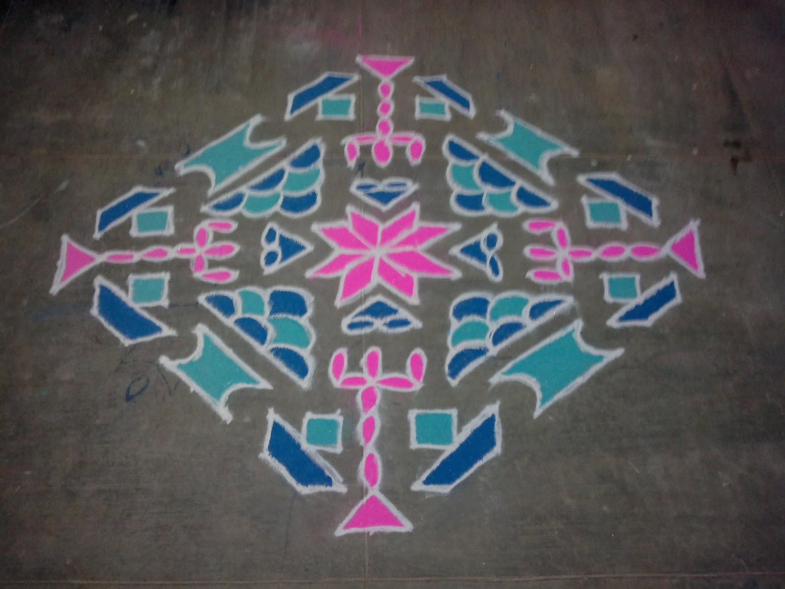 Rangolis: chukki rangoli.....