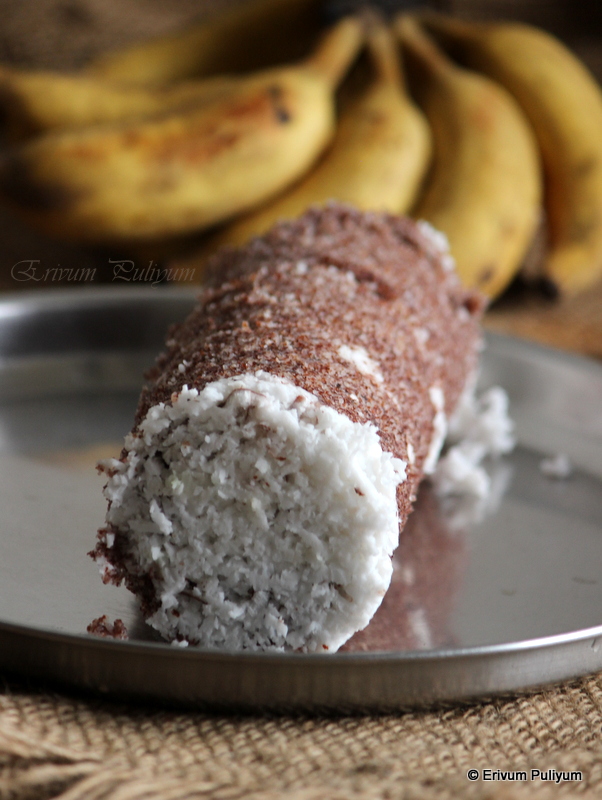 Erivum Puliyum: Panjipullu Puttu | Ragi (Finger Millet) Puttu | How to ...