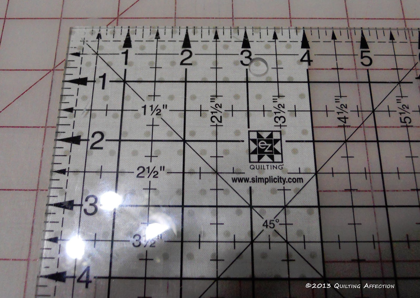 Quilting Affection Designs: Half Square Tutorial