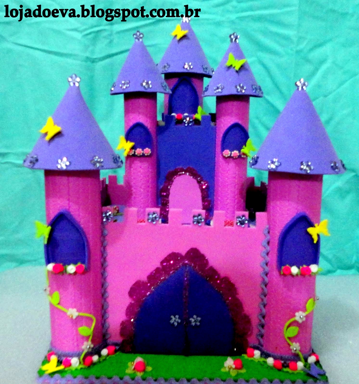 ARTESANATO EM E.V.A: CASTELO EM EVA 3D