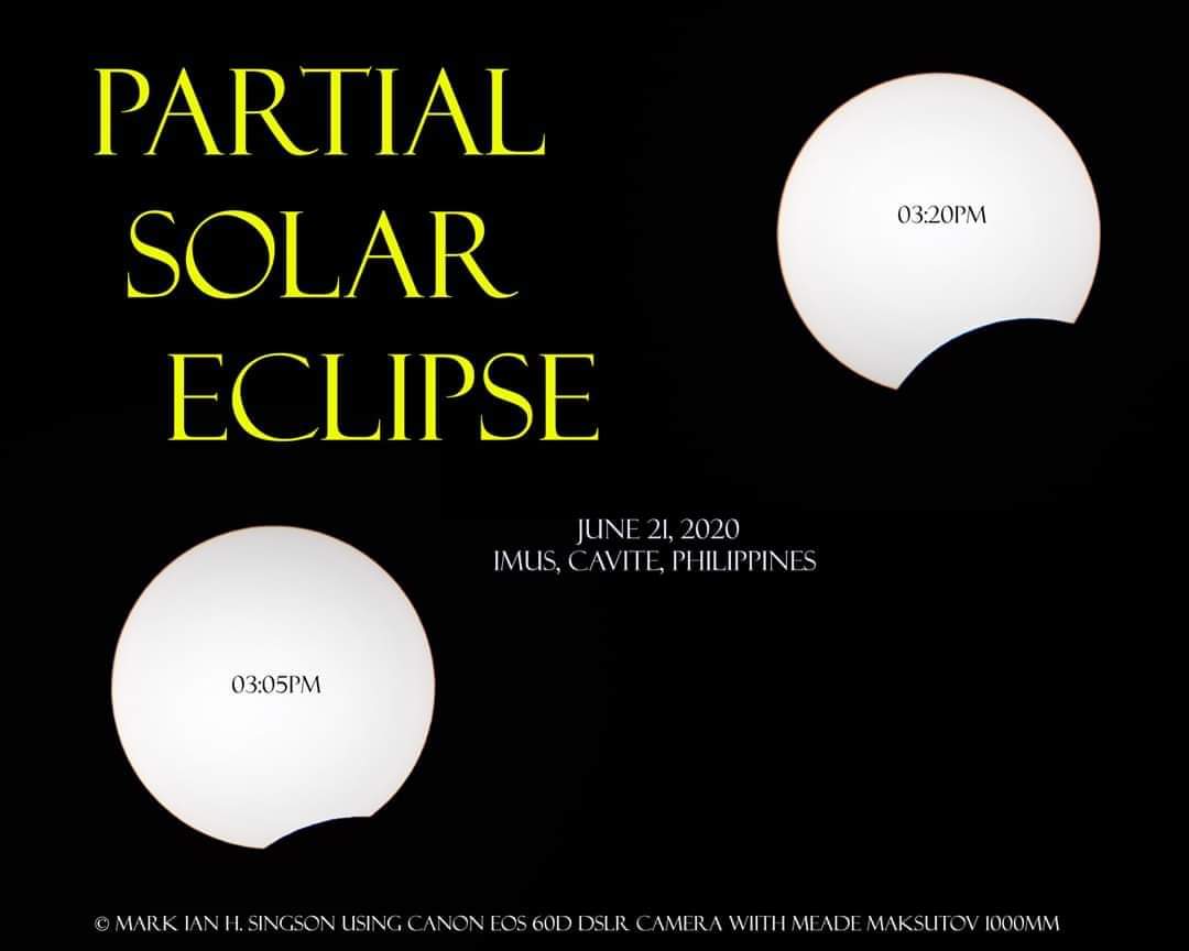 LUNAR 20: Philippine Partial annular Solar Eclipse