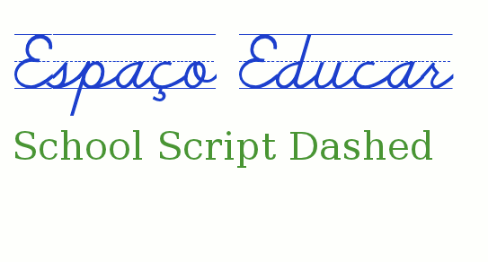 Fontes para Caligrafia! Fontes pedagógicas de pauta dupla para preparar ...