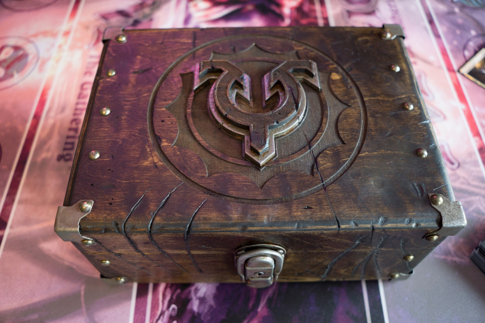 MtG Custom Wooden 720 Cube Box - Innistrad Cube