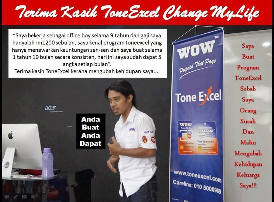 wow Tone Excel Info: TESTIMONI KEJAYAAN PESERTA TONE EXCEL