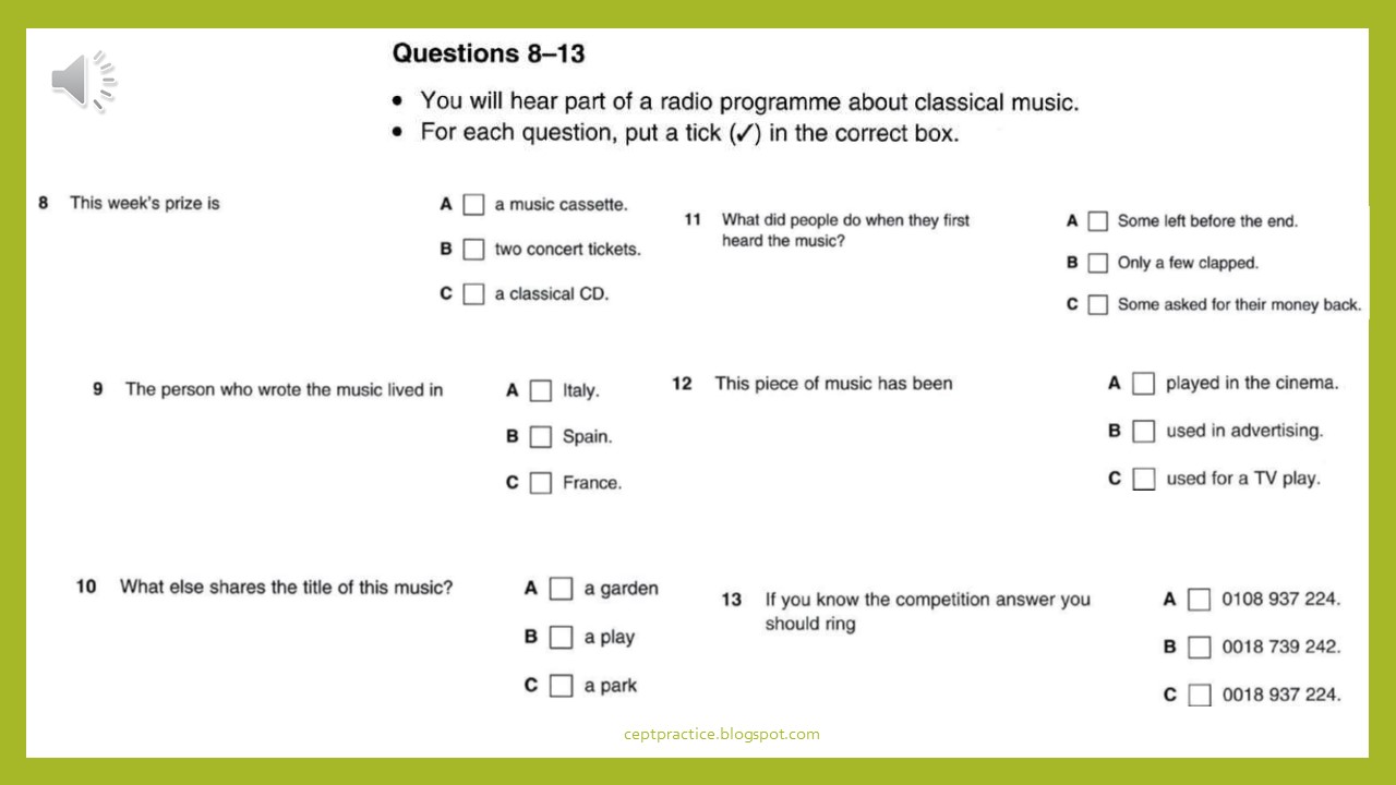 CEPT Practice: CEPT TEST 5