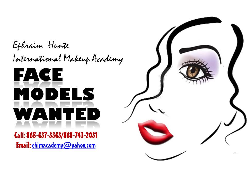 Ask Natalee! Ephraim Hunte says:: Face Models Wanted!