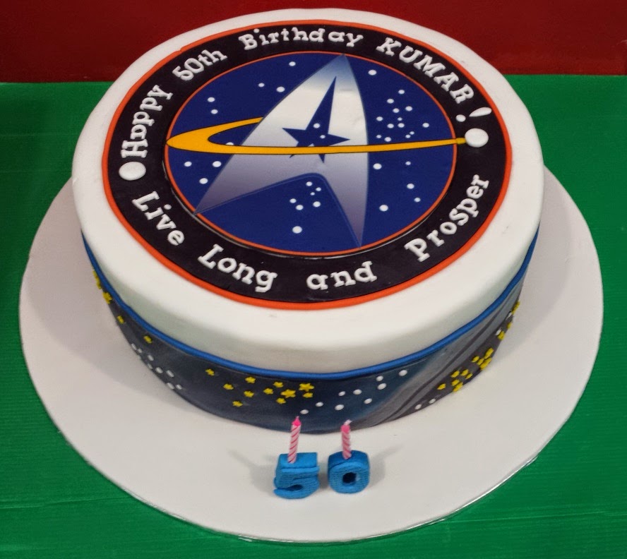 Yochana's Cake Delight! : Star Trek Cake
