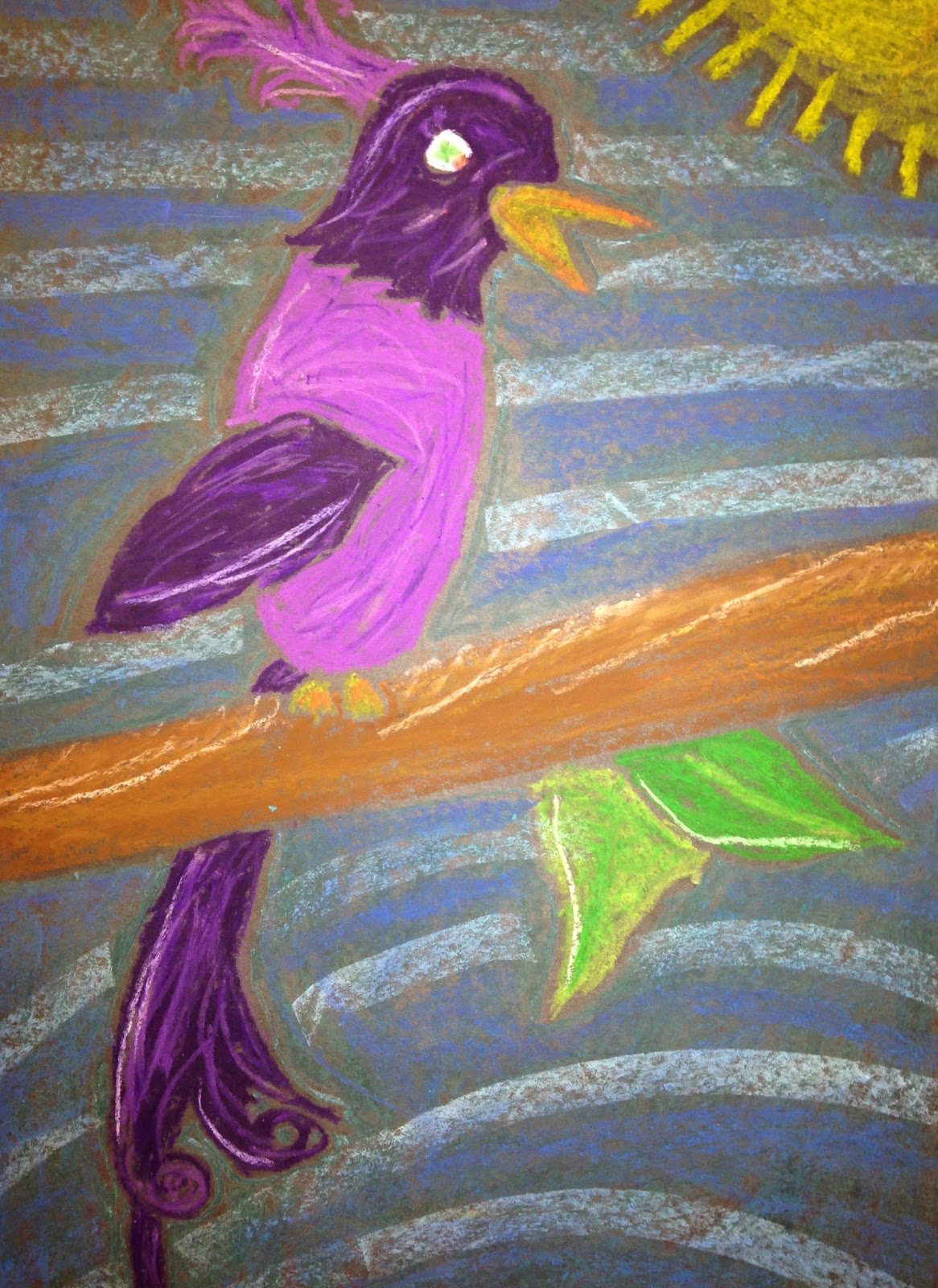 Art Room Blog: 4th Grade Jungle Bird...