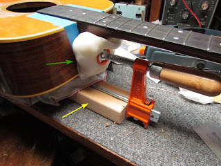 Measuring Neck Set Angle on Martin Guitar With Neck Jig Crawls Backward ...