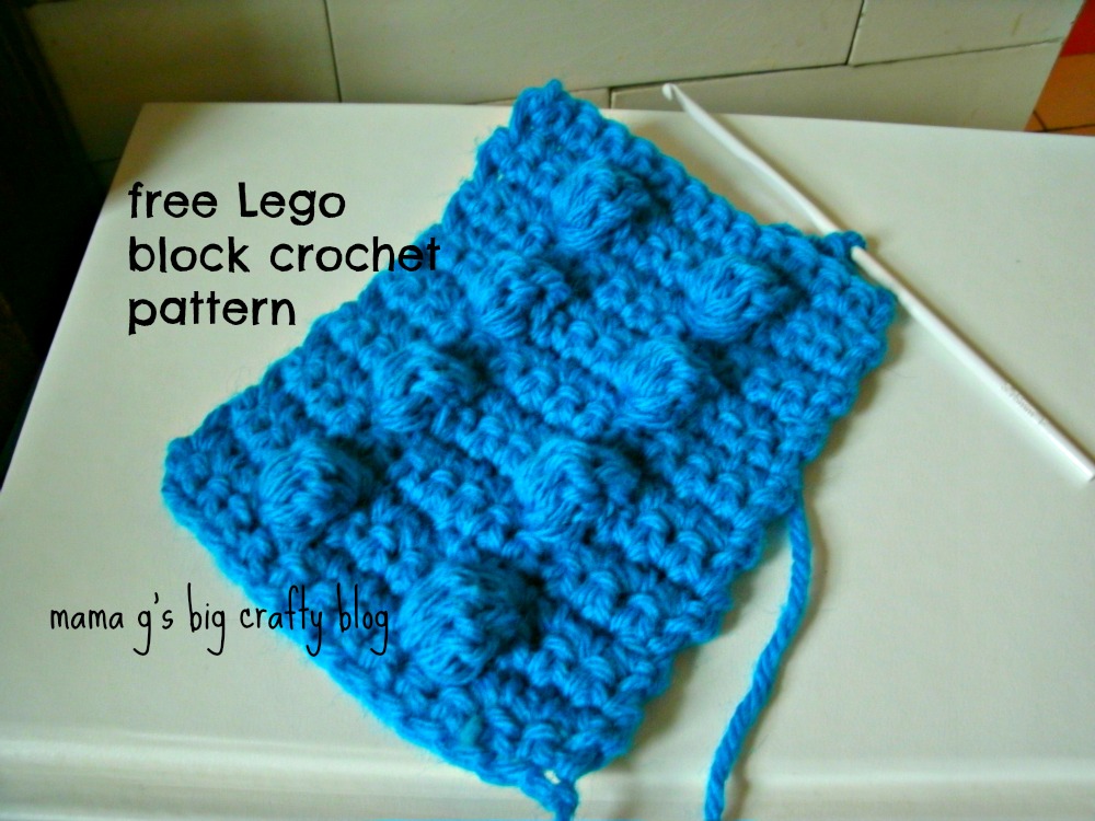 Mama G's Big Crafty Blog: Free Crochet Lego Block