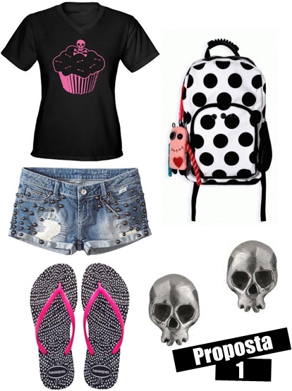 Mundo black and pink: Looks emo(princess)