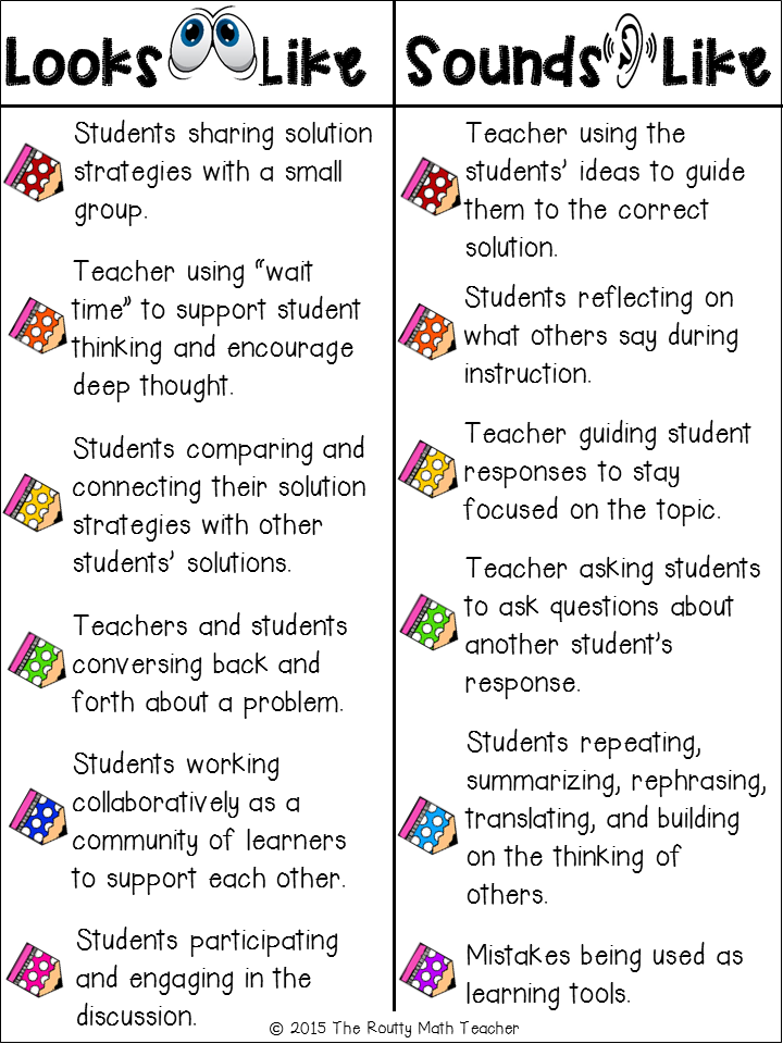 Getting Started with Effective Math Talk in the Classroom | Minds in ...