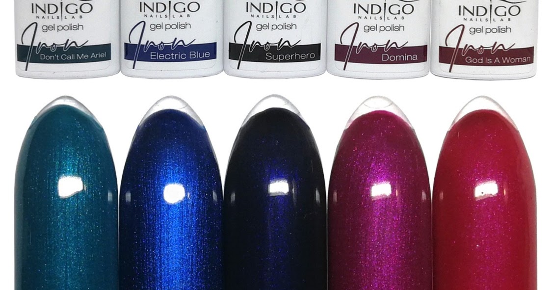 Indigo Nails "Iron" Collection - swatches of 5 colors | NAIL IT! by Inanna