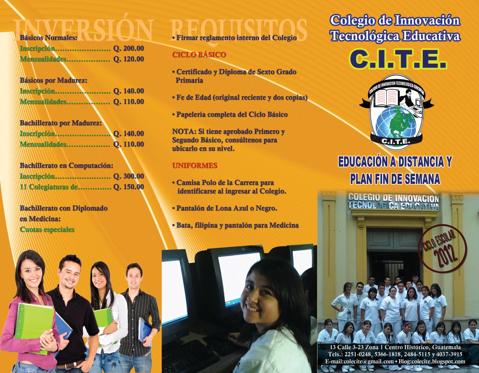 Colegio de Innovación Tecnológica Educativa: plan fin de semana ...