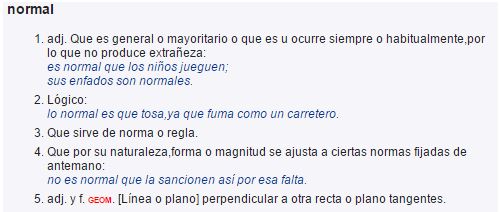 Azsaet!: ¿Qué es normal?