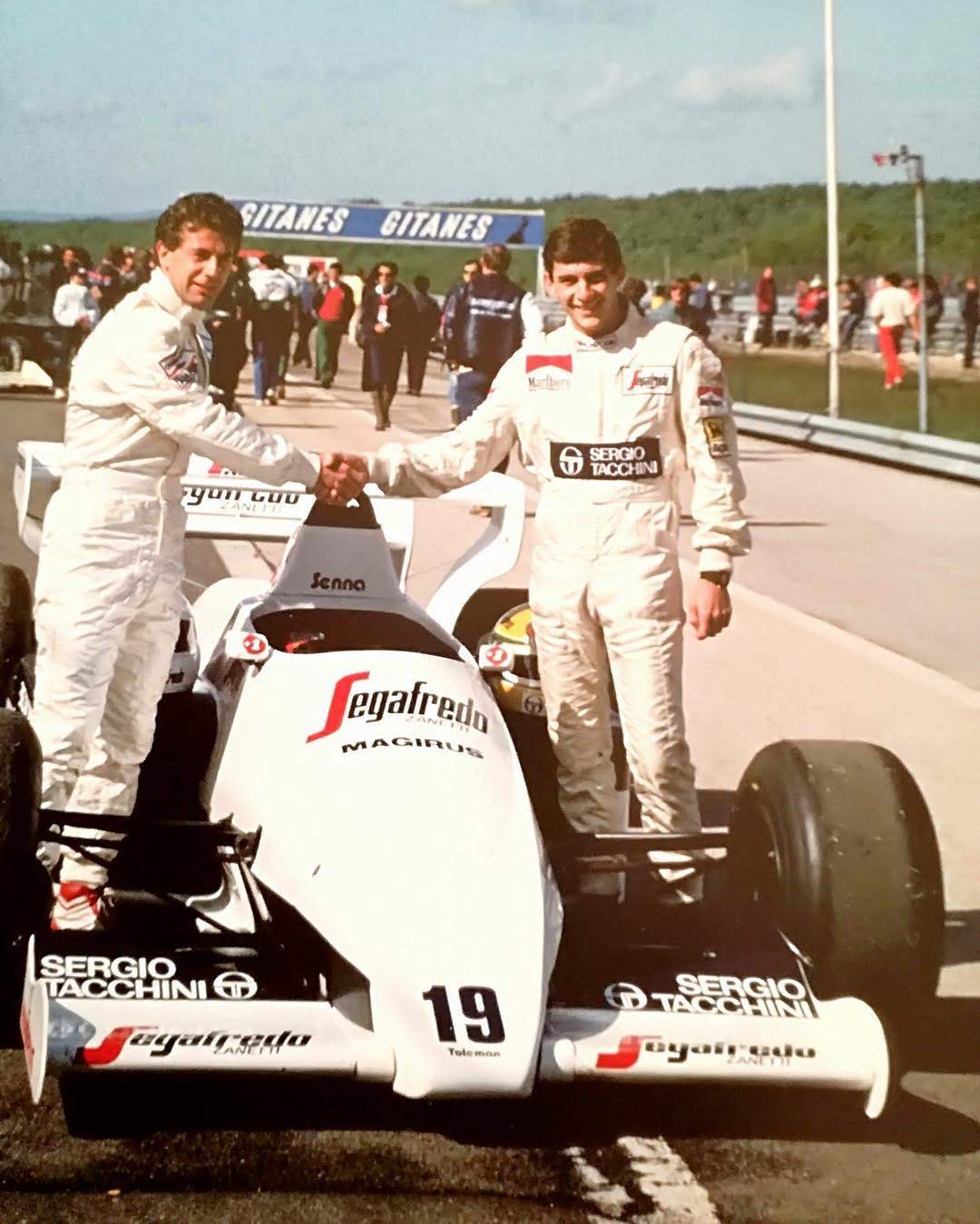 Ayrton Senna: Fotos Ayrton Senna Johnny Cecotto