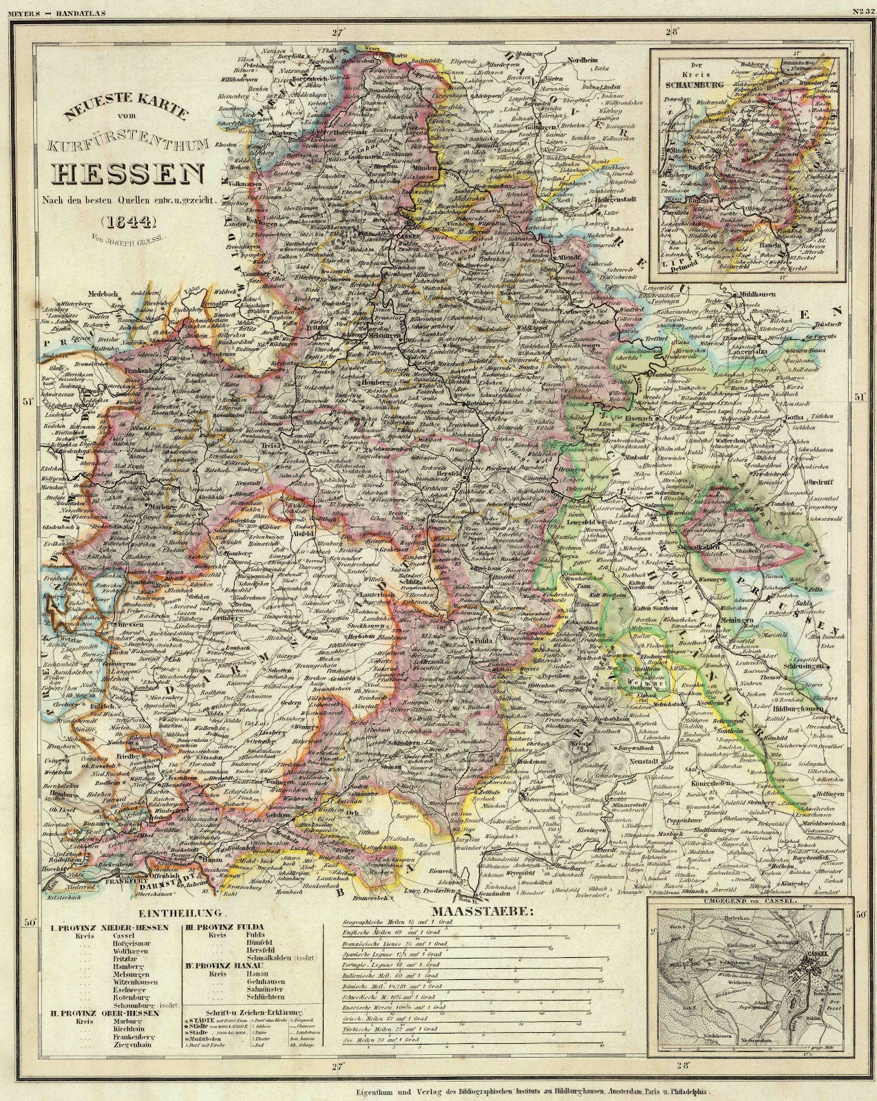 Hessen-Kassel Military: Hessen-Kassel Maps