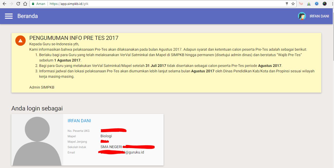 Cara Login https://app.simpkb.id