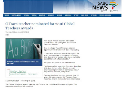 Warren Sparrow: SABC Interview