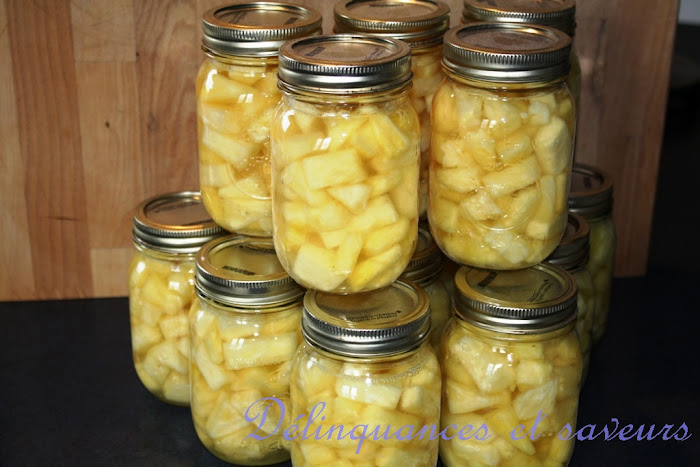 Délinquances et saveurs: Ananas en sirop léger