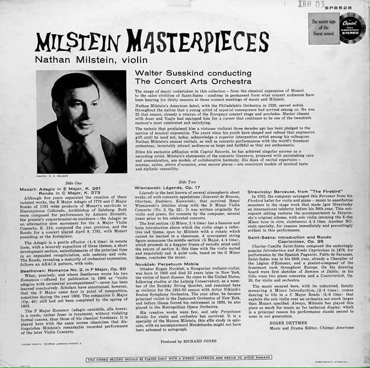 Milstein masterpieces! – M & S | Ultimate High-Fidelity