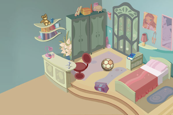 Habitaciones Winx Club 1º y 2º temporada - Winx Club All