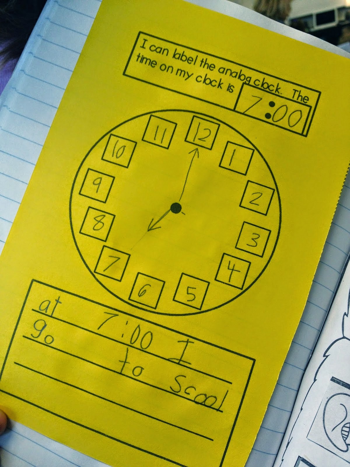 Growing and Learning Together: Teaching Time Freebies