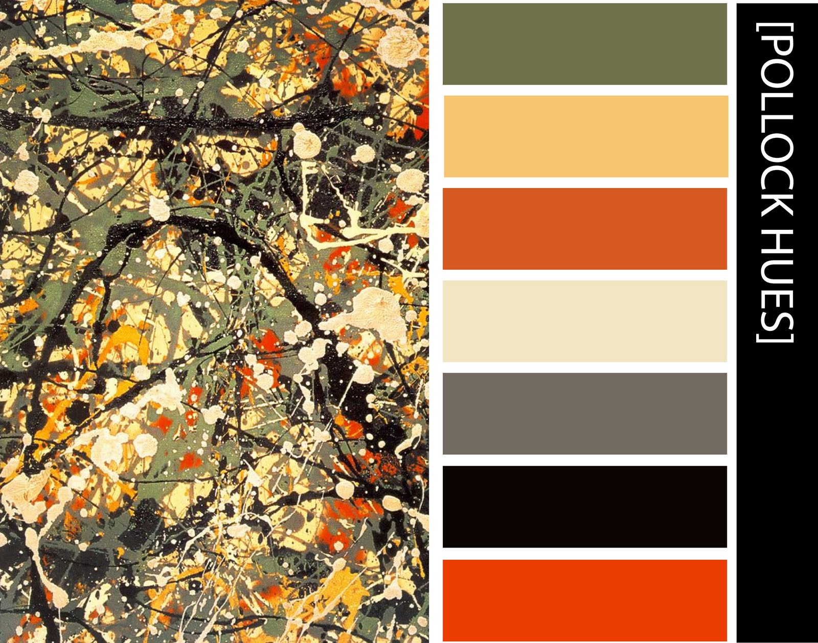 FASHION VIGNETTE: >>PALETTES - POLLOCK HUES