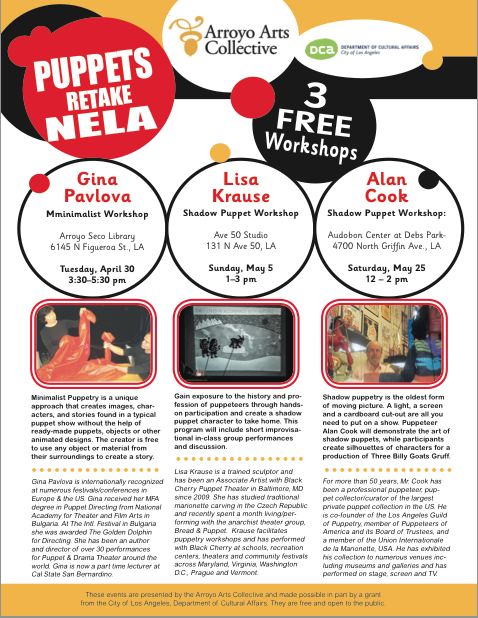 midden: Shadow Puppet Workshops- Songs of the Abyss Tour 2013