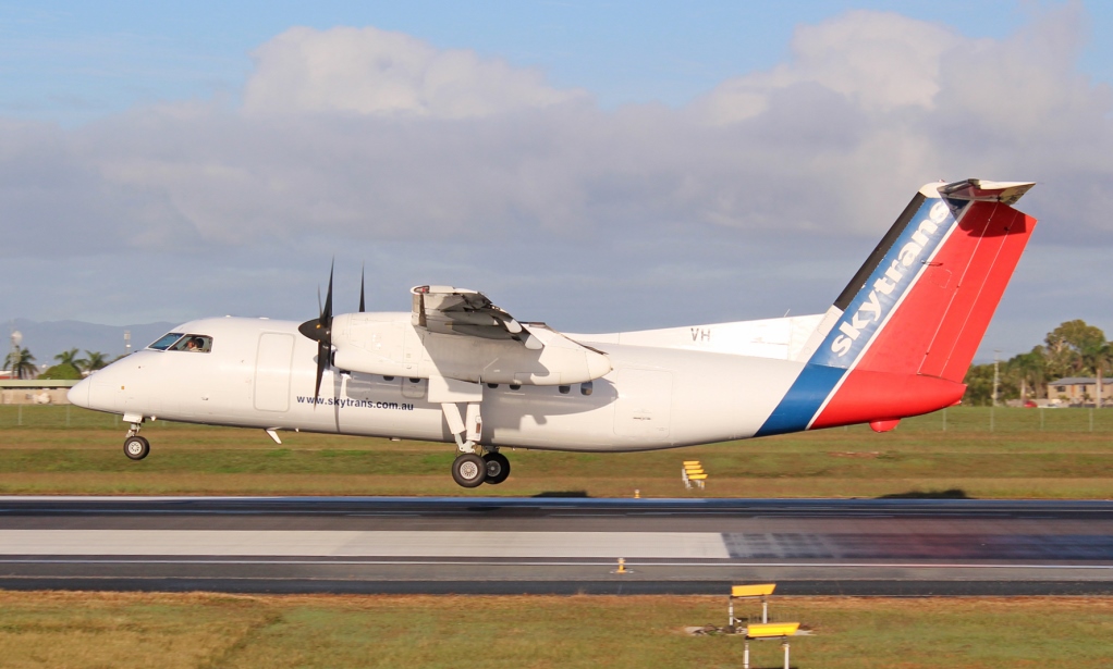Central Queensland Plane Spotting: Skytrans (Version 2) Dash-8-100 VH ...