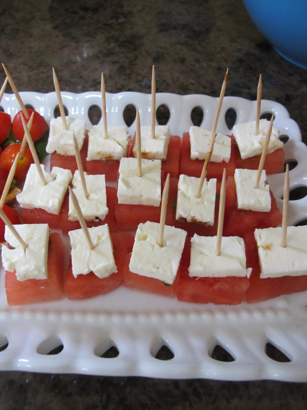 Mia Cucina: Watermelon and Feta Kabobs