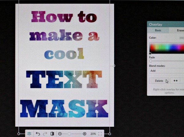 Easy Tutorial How-to-Make a Cool Text Mask using PicMonkey - Grateful ...