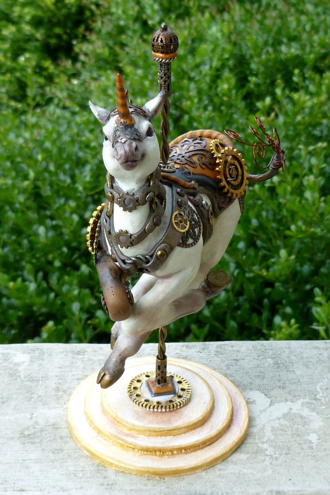 Mystic Reflections: Riding a Steampunk Carousel