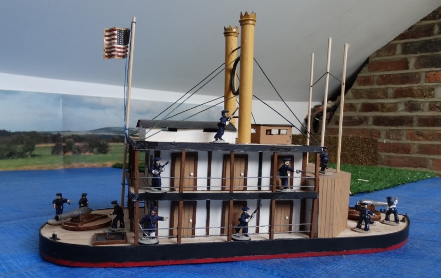 All things Jacklex: Jack's 28mm ACW gunboat