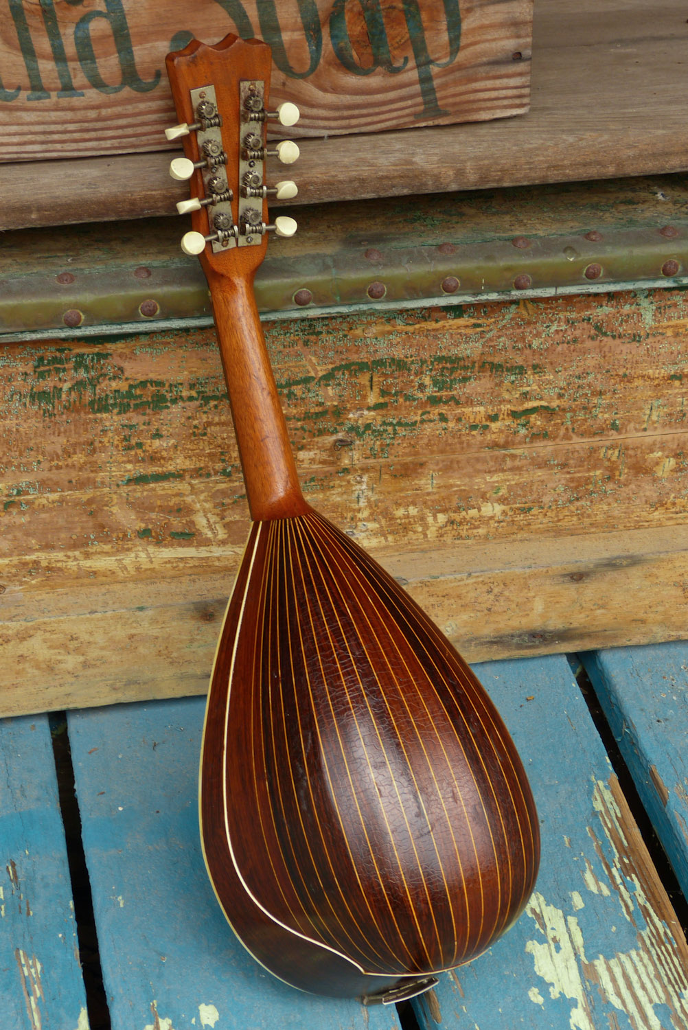 1910s Oscar Schmidt-made Stella Bowlback Mandolin