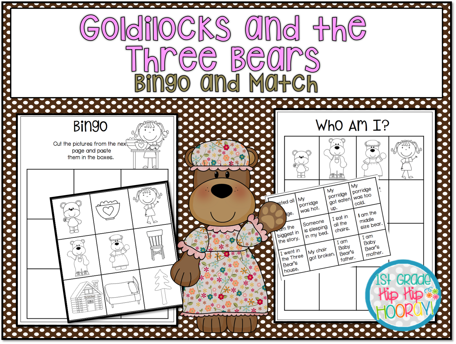 1st Grade Hip Hip Hooray!: Goldilocks and the Three Bears with a Back ...