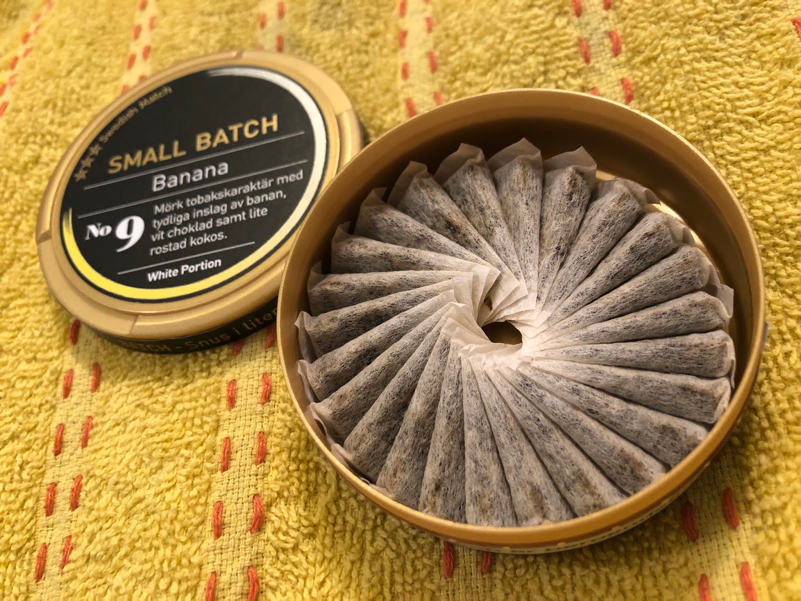 Small Batch 9 (Banana) White Portion - Review. 5 May 2019.