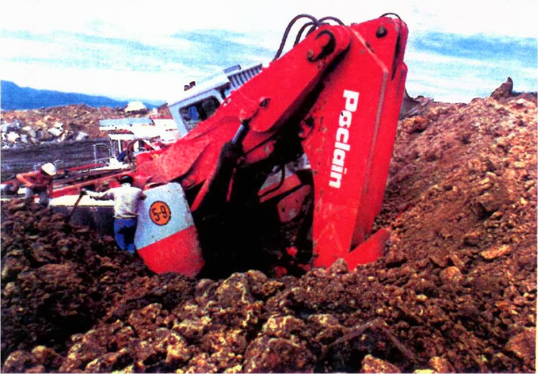 Mining Mayhem: Bogged Excavator