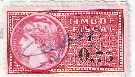 collection: Timbres fiscaux de France