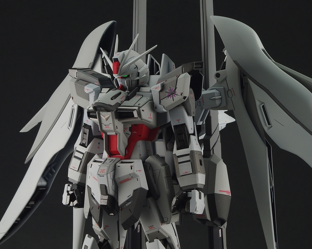 GUNDAM GUY: MG 1/100 Impulse Gundam Blanche - Custom Build
