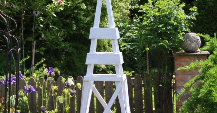 Bohnenstange ... Obelisk DIY
