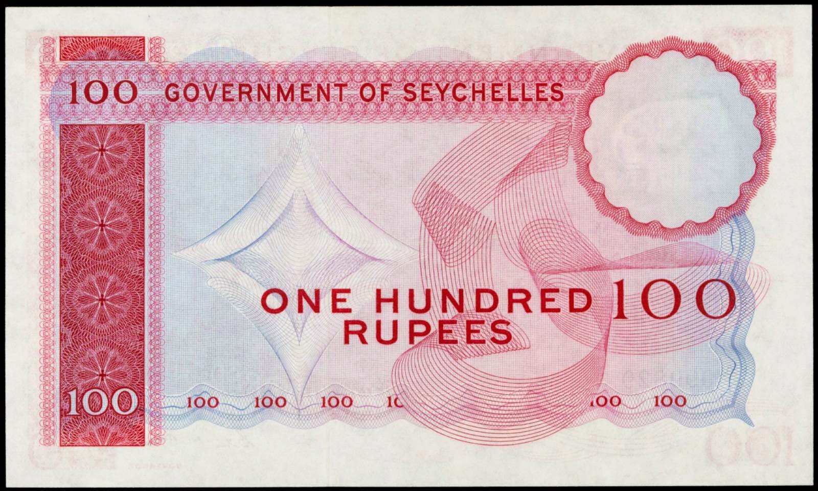 Seychelles 100 Rupees banknote 1975 Queen Elizabeth II|World Banknotes ...