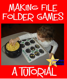 Little Stars Learning: Tutorial - Making File Folder Games