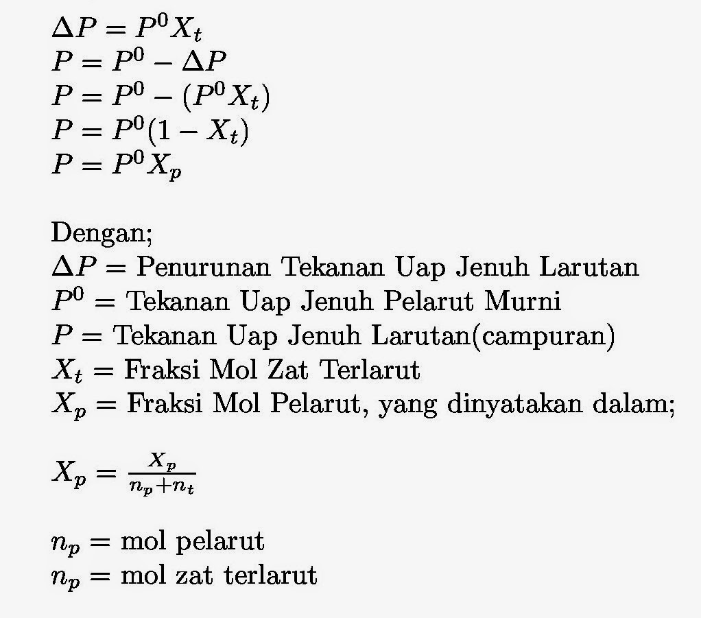 Hukum Raoult - Perumperindo.co.id