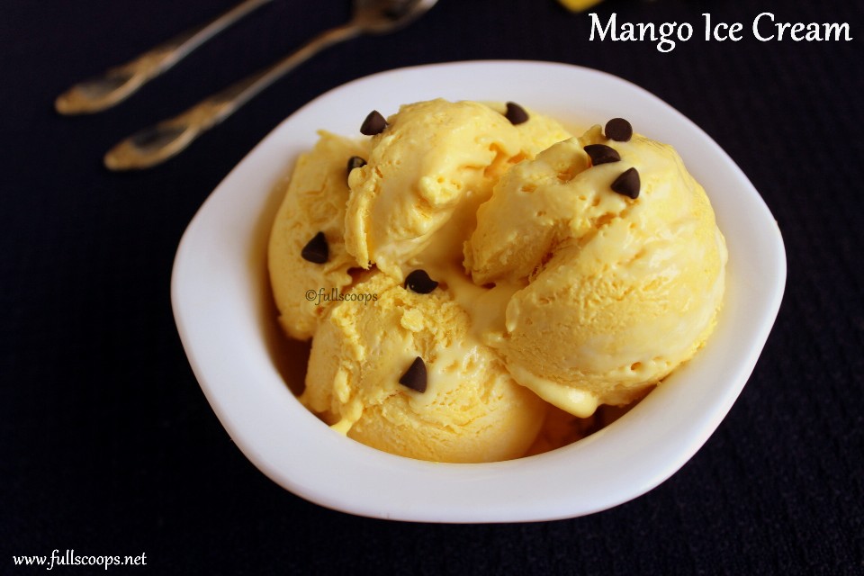 Mango Ice Cream ~ Full Scoops - A food blog with easy,simple & tasty ...