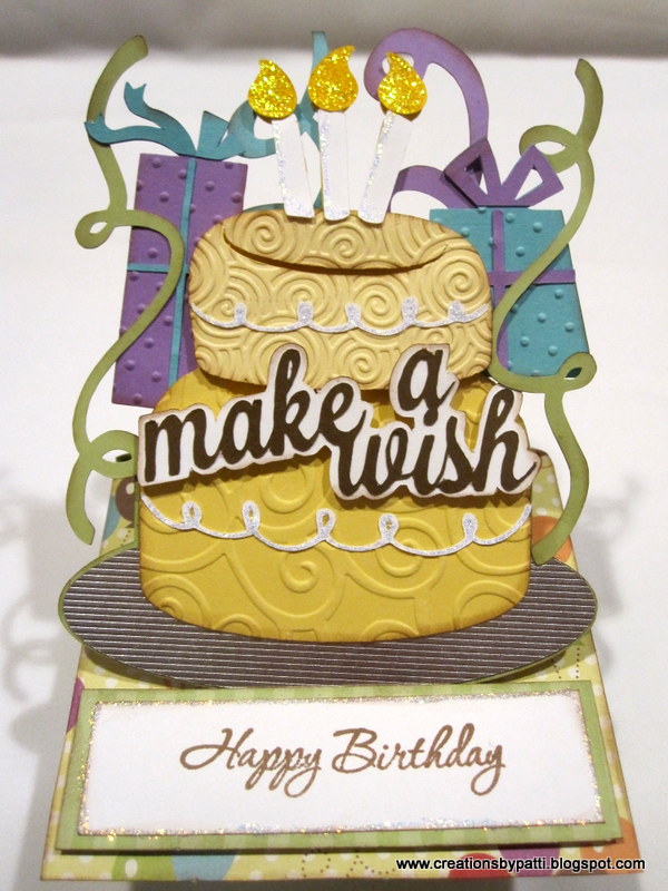 Creations by Patti: Cake Easel Birthday Card